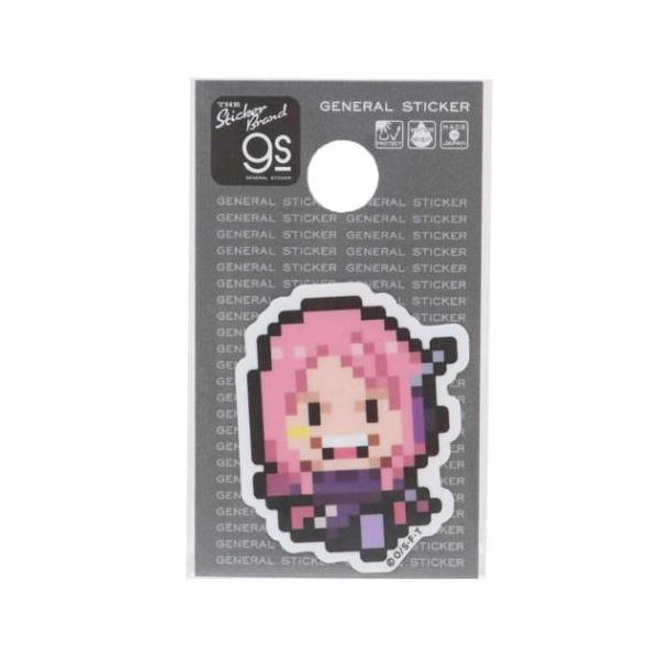 「ステッカー：キャラクター」 ワンピース ダイカットミニステッカー 少年ジャンプ ビニールシール アニメキャラクター ピクセル Sサイズ ボニー エッグヘッドver ゼネラルステッカー 自転車やパソコンいろんなところに貼って楽しい耐水ステッ...