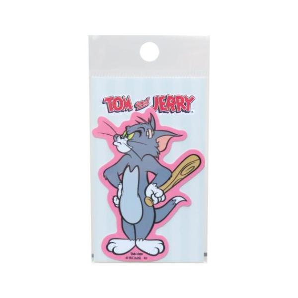 「ステッカー：キャラクター」 トムとジェリー ダイカットミニステッカー ワーナーブラザース ビニールシール キャラクター バット 自転車やパソコンいろんなところに貼って楽しい耐水ステッカー 大人気トム＆ジェリーグッズにまたまた可愛いnewア...