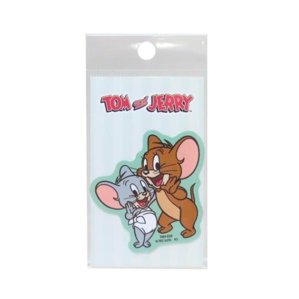 「ステッカー：キャラクター」 トムとジェリー グッズ ビニールシール キャラクター ダイカットミニステッカー ジェリーとタフィー 2 自転車やパソコンいろんなところに貼って楽しい耐水ステッカー 大人気トム＆ジェリーグッズにまたまた可愛いne...