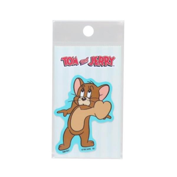 「ステッカー：キャラクター」 トムとジェリー ダイカットミニステッカー ワーナーブラザース ビニールシール キャラクター ハート ゼネラルステッカー 自転車やパソコンいろんなところに貼って楽しい耐水ステッカー 大人気トム＆ジェリーグッズにま...