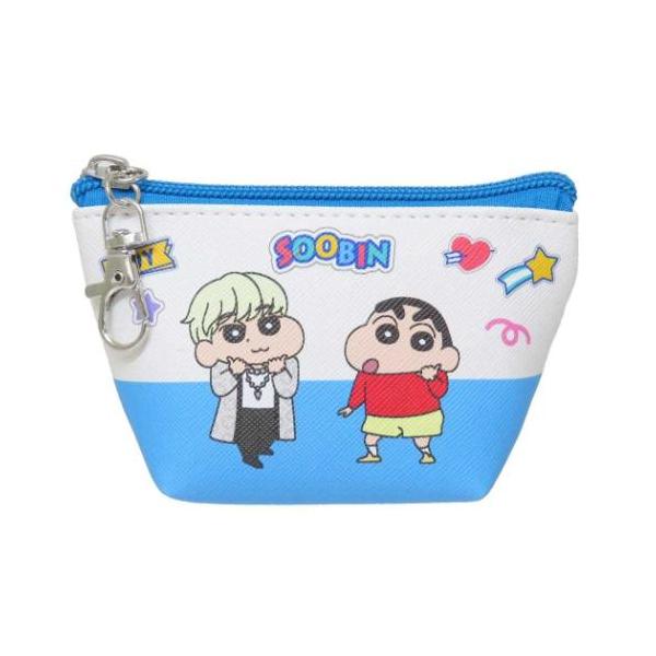「ミニポーチ クリアポーチ」 イヤフォンポーチ TOMORROW X TOGETHER クレヨンしんちゃん ミニポーチ ハセ プロ SOOBIN グッズ TXTとクレヨンしんちゃんコラボグッズ登場 韓国アイドルグループ[TOMORROW X...