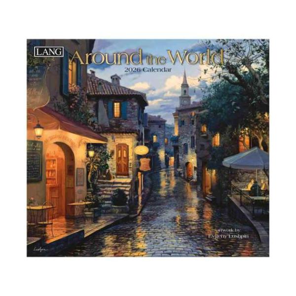 「LANG/ラング」 壁掛けカレンダー2026年 LANG ラング 2026 Calendar Evgeny Lushpin Around the World 令和8年暦 毎年人気のアメリカLANG社のカントリー&amp;フォークカレンダー...
