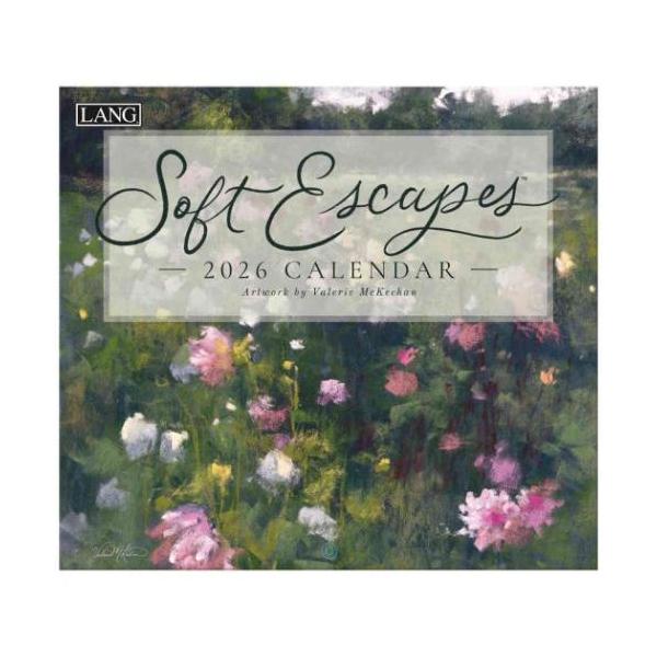 「LANG/ラング」 2026 Calendar LANG ラング 壁掛けカレンダー2026年 Valerie McKeehan Soft Escapes カントリー フラワー 毎年人気のアメリカLANG社のカントリー&amp;フォークカレ...
