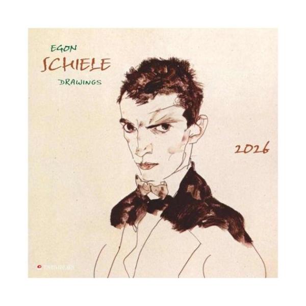 「アート」 壁掛けカレンダー2026年 TUSHITA 2026 Calendar ハートアートコレクション Egon Schiele -Drawings 令和8年暦 毎年人気のツシタ社の美しいARTカレンダー 毎年人気の[TUSHITA社...