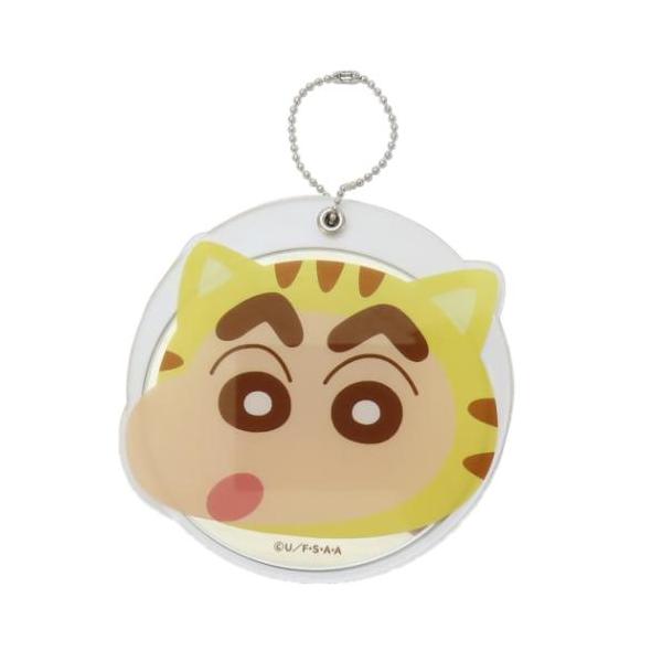 「手鏡」 クレヨンしんちゃん アニメキャラクター 手鏡 スライドミラーL ネコしんちゃん グッズ スライドさせるとミラーが現れる便利なキーホルダー 大人気アニメ[クレヨンしんちゃん]グッズにまたまた可愛いnewアイテム登場こちらは便利な[ス...