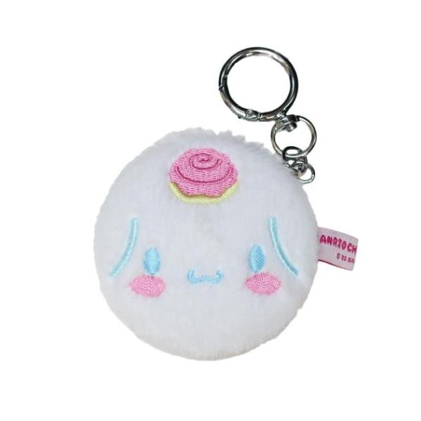 「手鏡」 シナモロール グッズ 手鏡 サンリオ キャラクター ゆるもふダブルコンパクトミラーキーチェーン ふわふわファーx刺繍が大人可愛い 大人気サンリオキャラクターからまたまた可愛いアイテム登場こちらは人気アイテム[コンパクトミラーキーチ...