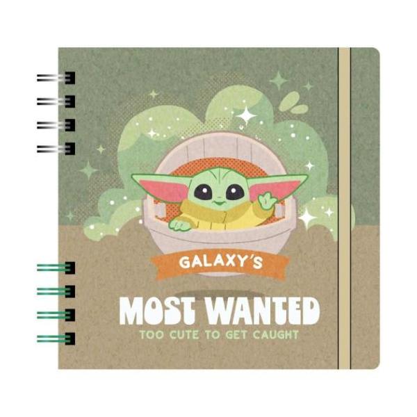 「ミニノート リングノート」 スターウォーズ グッズ リングノート STAR WARS キャラクター スクエアリングノート グローグー Grogu Cutest In The Galaxy グローグーの可愛い雑貨シリーズ SF映画の金字塔[...