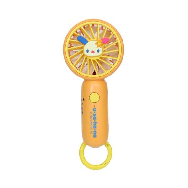「ハンディ扇風機」 カラビナ付きminiFAN ウサハナ 携帯用扇風機 サンリオ ジェイズプランニング グッズ 風力は3段階に切替可能！ 大人気サンリオキャラクターグッズにまたまた可愛いnewアイテム登場こちらは夏の定番アイテム[カラビナ付...