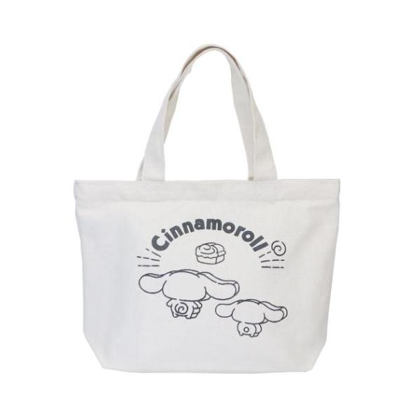 「トートバッグ」 シナモロール 帆布ミニトートバッグ トートバッグ ブロック サンリオ キャラクター お弁当箱と一緒に水筒も入る大きめサイズで使いやすい 大人気サンリオキャラクターグッズにまたまた可愛いnewアイテム登場こちらは人気アイテム...