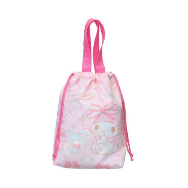 「シューズバッグ」 マイメロディ サンリオ キャラクター 運動靴かばん 巾着シューズバッグ リボンキャンディ[学童] 新入学の準備はお済みですか？可愛い雑貨で揃えちゃおう 大人気サンリオキャラクターのキュートなスクール雑貨シリーズこちらは定...