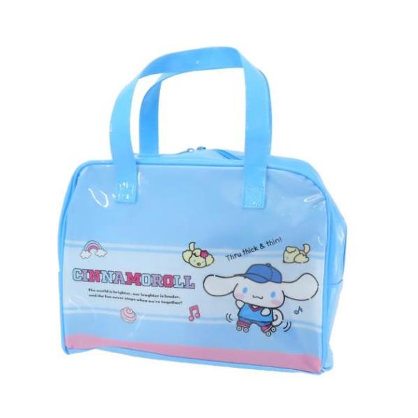 「プールバッグ」 シナモロール キャラクター プールバッグ ビニールボストンバッグ サンリオ グッズ 海やプールはもちろん、キャンプ等の時にも大活躍のビーチバッグ 大人気サンリオキャラクターのサマーレジャーシリーズこちらはプールや海など夏の...