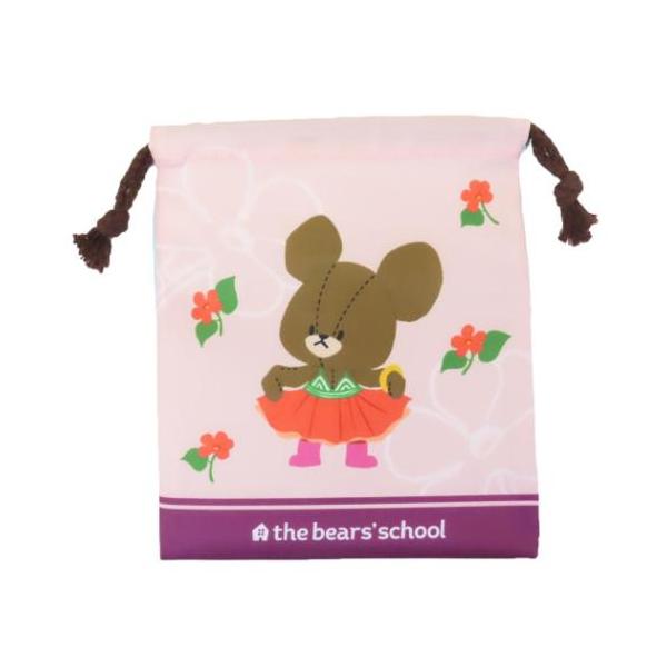 「巾着袋」 くまのがっこう 絵本キャラクター 巾着袋 巾着 ケイカンパニー バラつきがちな小物を可愛くコンパクトに収納できる ベストセラー絵本[the bear's school/くまのがっこう]グッズにまたまた可愛いnewアイテム登場こち...