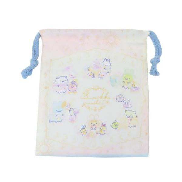 「巾着袋」 すみっコぐらし 巾着 サンエックス 巾着袋 キャラクター バラつきがちな小物を可愛くコンパクトに収納できる サンエックスの大人気キャラクター[すみっこぐらし]からまたまた可愛いアイテム登場こちらはかわいい[巾着]イヤホンやコスメ...
