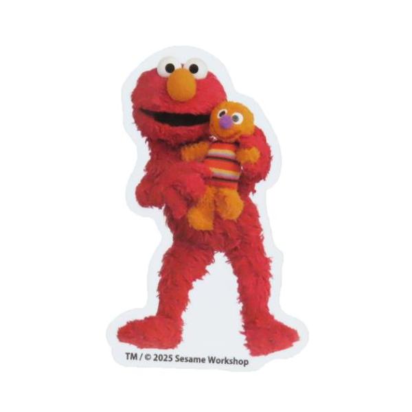 「ステッカー：キャラクター」 セサミストリート グッズ ダイカットシール キャラクター ステッカー エルモ セサミストリートのキュートなステッカー登場 大人気セサミストリートグッズにまたまた可愛いnewアイテム登場こちらは色んなところに貼っ...