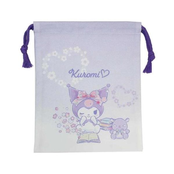 「巾着袋」 クロミ サンリオ キャラクター 巾着袋 巾着S パープル マルヨシ 新入学 新学期にぴったりなジュニアバッグシリーズ 大人気サンリオキャラクターのスクール雑貨シリーズこちらはいろいろ使える[きんちゃく袋S]従来より1cm高さがア...