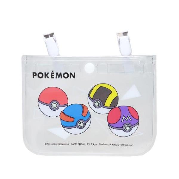 「クリップポケット」 ポケットモンスター グッズ クリップポケット ポケモン キャラクター クリアクリップポケット クリア モンスターボール 新入学 ポケットがない服でもクリップで簡単に取り付け出来る 大人気[POCKET MONSTER/...