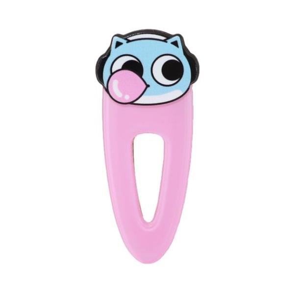 「メール便可」「ヘアアクセサリー」 ブルーハムハム ヘアアクセ ヘアクリップ 風船ガム BLUE HAMHAM カミオジャパン 前髪クリップ かわいい 大きくて便利な金属ヘアクリップ SNSで人気の音を食べて生きている宇宙ハムスター[ブルー...