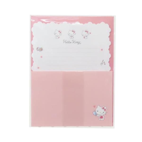 「レターセット」 ハローキティ グッズ レターセット サンリオ キャラクター カームレター ダイカット便箋がかわいい落ち着いたシンプルレターセット 大人気サンリオキャラクターズのキュートなステーショナリーシリーズこちらはダイカットの便箋が可...