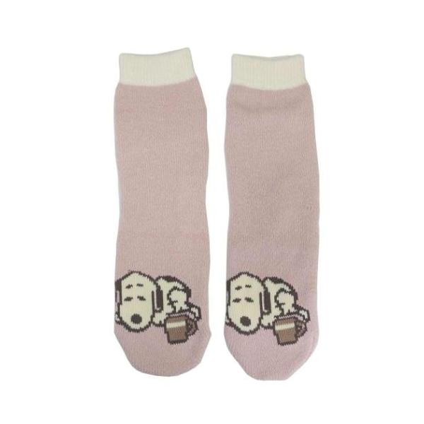 「もこもこソックス」 スヌーピー 女性用防寒室内靴下 ポーチ入りソックス すやぽかタイム ピーナッツ カミオジャパン ウォーマー雑貨 ポーチ入りでギフトにもぴったりなルームソックス 大人気[PEANUTS/SNOOPY]グッズにまたまた可愛...