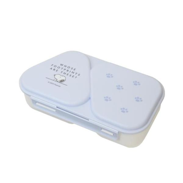 「お弁当箱 シール容器」 スヌーピー ピーナッツ キャラクター お弁当箱 おにぎりケース 誰の足跡？ カミオジャパン スヌーピーのかわいいランチ雑貨シリーズ 大人気PEANUTS/SNOOPYのキュートなランチ雑貨シリーズこちらはかわいい[...