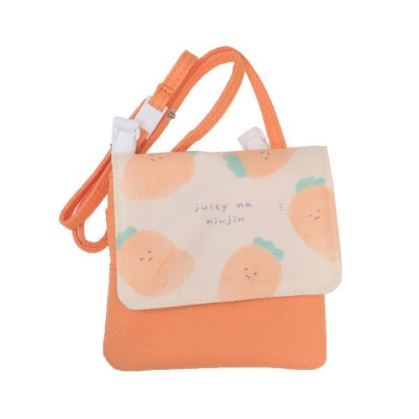 「クリップポケット」 どこでもポッケ ジューシーなにんじんとなかまたち 移動ポケット カミオジャパン にんじん 新学期に可愛い雑貨や文具で揃えちゃおう 毎日が楽しくなるキュートなステーショナリーシリーズこちら小学生の定番[ショルダー紐付きど...