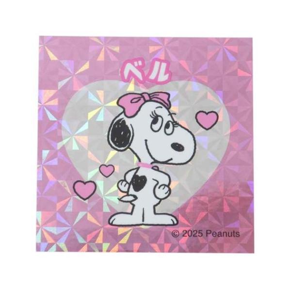 「シール：キャラクター」 スヌーピー ピーナッツ キャラクター ステッカー コレキラステッカー ベル カミオジャパン キラッキラでコレクションしたくなっちゃうミニデコステッカー 大人気[PEANUTS/SNOOPY]グッズにまたまた可愛いn...