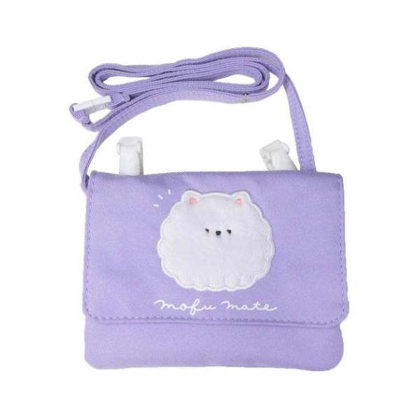 「クリップポケット」 クリップポケット 横長タイプショルダーひもつき どこでもポッケ ポメ カミオジャパン ポケットがない服でもクリップで簡単に取り付け出来る 毎日がたのしくなるキュートな雑貨シリーズこちらはふわふわワッペンつき[ショルダー...