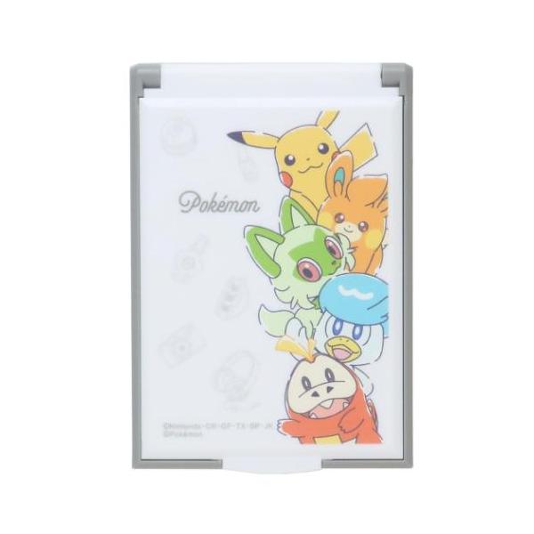 「手鏡」 ポケットモンスター ポケモン キャラクター 手鏡 カードミラーS HAPPY HAPPY DAY！ カミオジャパン 超ミニサイズでポーチにすっぽり収まるスタンド式ミラー 大人気[POCKET MONSTER/ポケットモンスター]グ...