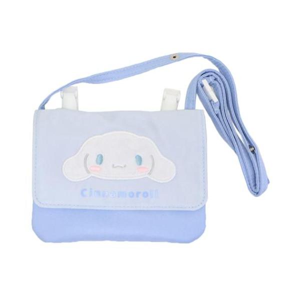「クリップポケット」 シナモロール グッズ クリップポケット サンリオ キャラクター 横長タイプ ショルダーひもつき どこでもポッケ ポケットがない服でもクリップで簡単に取り付け出来る 大人気サンリオキャラクターグッズにまたまた可愛いnew...