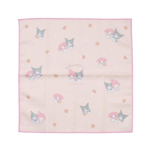 「ランチクロス」 お弁当箱ナフキン マイメロディ＆クロミ ランチクロス サンリオ カミオジャパン いちご グッズ サンリオキャラクターのかわいいランチ雑貨シリーズ 入学 新学期にぴったりのキュートなランチ雑貨シリーズこちらはお弁当箱などを包...