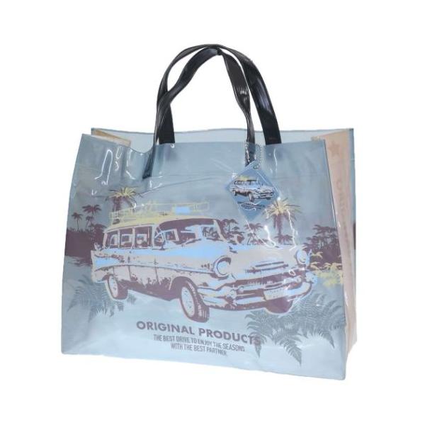 「プールバッグ」 プールバッグ マチアリトートバッグ 角型 クラシックカー 高波クリエイト 海やプールはもちろん、キャンプ等の時にも大活躍のビーチバッグ 夏の定番アイテム[サマートートバッグ]にNEWデザインが登場大き目のビニール製でプール...