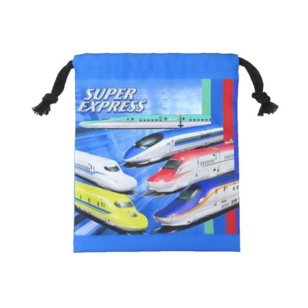 「巾着袋」 巾着袋 スーパーエクスプレス 巾着S 鉄道 高波クリエイト 小物入れ 小さめサイズでもっと便利に  男の子大好き[スーパーエクスプレス]グッズにまたまた可愛いnewアイテム登場こちらは便利な[巾着S]小物をしっかり収納できますデ...