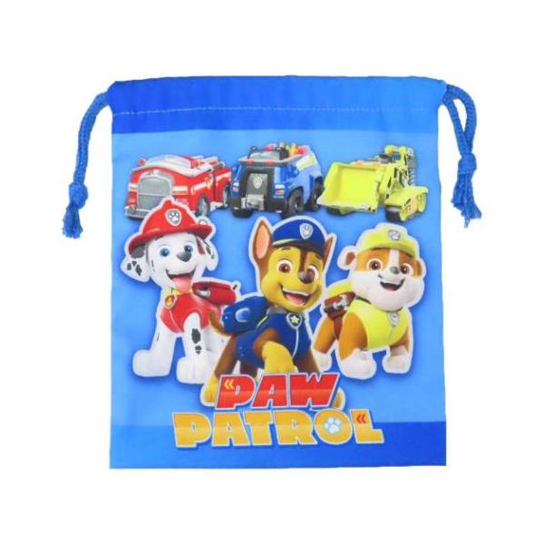 「巾着袋」 巾着袋 パウパトロール 巾着S 高波クリエイト 小物入れ 小さめサイズでもっと便利に  ニコロデオンで人気のカナダ制作の幼児向けアニメ[パウ パトロール]グッズにまたまた可愛いnewアイテム登場こちらは便利な[巾着S]小物をしっ...