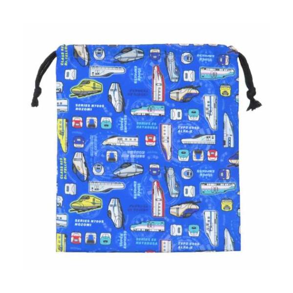 「巾着袋」 巾着袋 スーパーエクスプレス 巾着M 鉄道 小学生 幼稚園 キャラクター 着替えを入れたり、運動靴をいれるのにぴったりな巾着 男の子大好き[スーパーエクスプレス]のスクール雑貨シリーズこちらは便利な[巾着M]体操服入れなどイロイ...