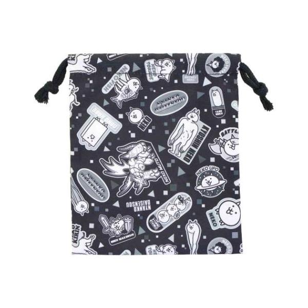 「巾着袋」 きんちゃくポーチS にゃんこ大戦争 巾着袋 バンダイ グッズ 幼稚園や小学校でのコップ袋や旅行用のポーチとして大活躍 大人気アプリゲーム[にゃんこ大戦争]のスクール雑貨シリーズこちらは小物を入れたりしておくのに便利な[きんちゃく...