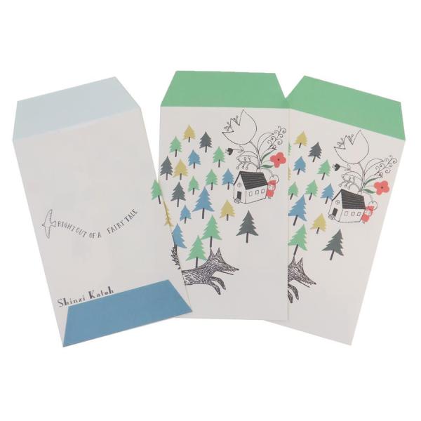 「ポチ袋」 ポチ袋 ポチ袋小 3枚入 赤ずきん 狼とかくれんぼ 木野瀬印刷 お年玉袋 金封 お年玉やお気持ちを包むのにぴったりなポチ袋 お年玉やお気持ちを包むのにぴったりなポチ袋シリーズキッズが喜ぶ可愛いものから、思わず笑っちゃうデザイン、...