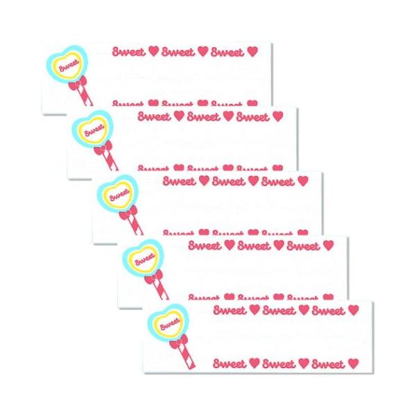 「メール便可」「お名前シール ワッペン ネームペン」 名前ラベル ネームラベルSS 5枚セット ロリポップ 新入学 お気に入りシリーズ 清原 アイロン接着 入園 新入園 新入学にぴったりなかわいい雑貨シリーズ 入園 入学にぴったりなかわいい...