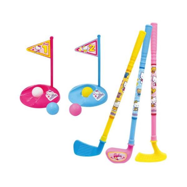 「おもちゃ」 ハローキティ おもちゃ ハッピーゴルフセット サンリオ 尾上萬 玩具 屋内遊び クリスマスプレゼントやお誕生日ギフトにもオススメ 大人気サンリオキャラクターグッズにまたまた可愛いnewアイテム登場こちらはキッズにおすすめ[ハッ...