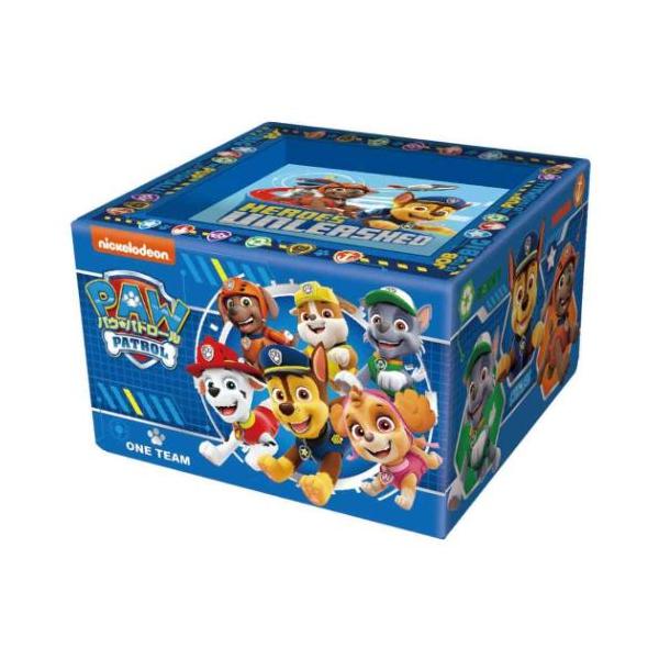 軽減税率 「食玩 お菓子」 豆まきセット パウパトロール お菓子 尾上萬 おまけシール1枚入り（全3種） 付属の煎り豆をまいて鬼（邪気）を追い払おう！ 鬼は外、福は内パウパトロールのかわいい節分セット紙製福升に煎り豆を詰め合わせた商品です。...