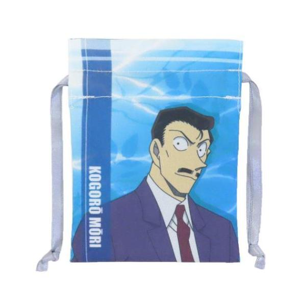 「巾着袋」 名探偵コナン アニメキャラクター 巾着袋 豆巾着 毛利小五郎 リーフ＆ウォーターシリーズ 少年サンデー グッズ アクセサリーやイヤホンなど小物を入れるのにぴったり 大人気アニメ[名探偵コナン]グッズにまたまた可愛いnewアイテム...