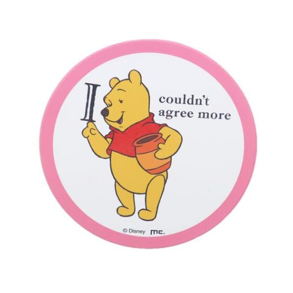 「食器その他」 くまのプーさん ディズニー キャラクター テーブルウェア 吸水コースター ファニーフェイス PK マリモクラフト プーさんのかわいいファニーフェイスシリーズ 大人気ディズニーキャラクターグッズにまたまた可愛いnewアイテム登...