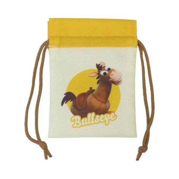 「巾着袋」 トイストーリー ミニ巾着袋 豆巾着 ブルズアイ ディズニー マリモクラフト 小物入れ アクセサリーやイヤホンなど小物を入れるのにぴったり 大人気ディズニーキャラクターからまたまた可愛いアイテム登場こちらは小さくてかわいい[豆巾着...