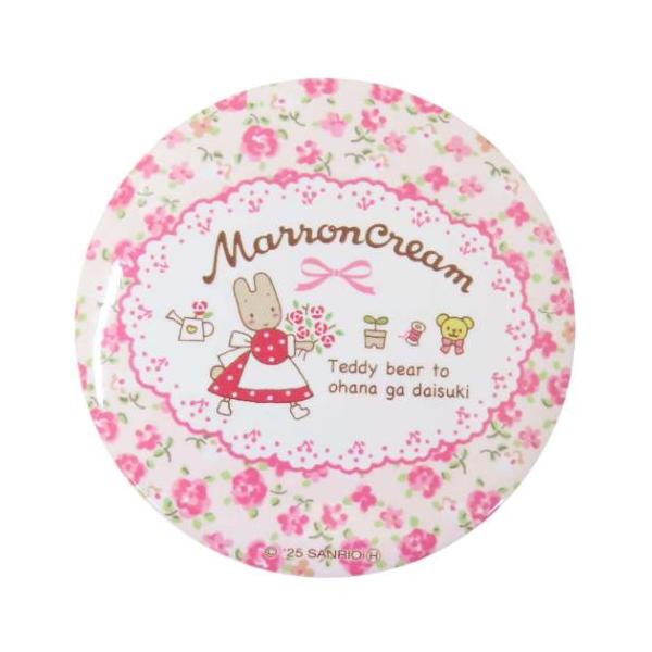 「手鏡」 マロンクリーム 手鏡 缶ミラー 40th ワンポイント サンリオ マリモクラフト コンパクトミラー 身だしなみ 持ち歩きに便利な手のひらサイズ 大人気サンリオキャラクターグッズにまたまた可愛いnewアイテム登場こちらは手のひらサイ...