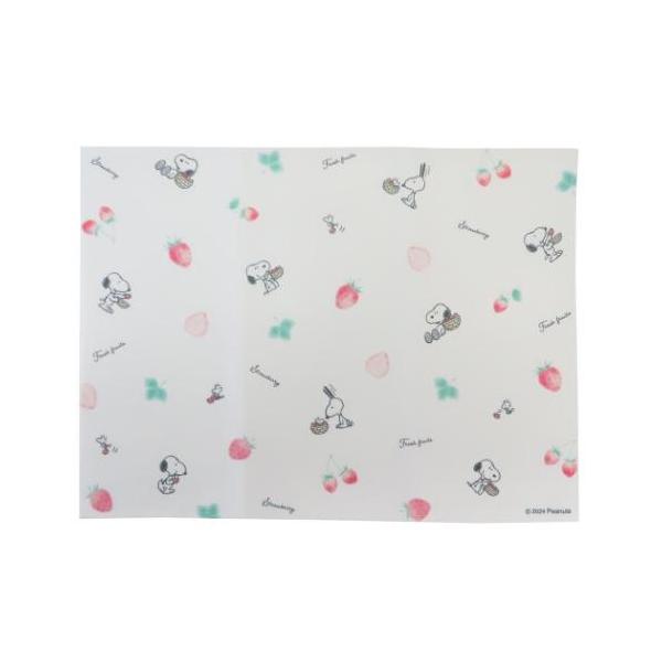 「キッチン雑貨その他」 スヌーピー ピーナッツ キャラクター ランチマット ランチョンマット ストロベリー マリモクラフト Strawberry&amp;Fortune Cloverシリーズ 大人気[PEANUTS/SNOOPY]グッズにま...