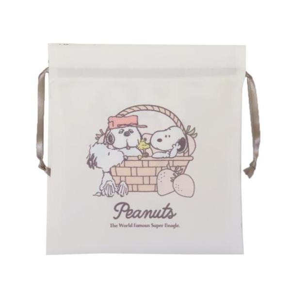 「巾着袋」 スヌーピー ピーナッツ キャラクター 巾着袋 巾着 ストロベリー 小物の収納に便利なきんちゃくポーチ 大人気[PEANUTS/SNOOPY]グッズにまたまた可愛いnewアイテム登場こちらはかわいい[巾着ポーチ]コスメや小物などし...