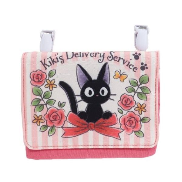 「メール便可」「クリップポケット」 魔女の宅急便 ショルダー付き ポケットポーチ クリップポケット フラワーシーズン スタジオジブリ キャラクター グッズ ポケットがない服でもクリップで簡単に取り付け出来る 宮崎駿監督の名作アニメ[魔女の宅...