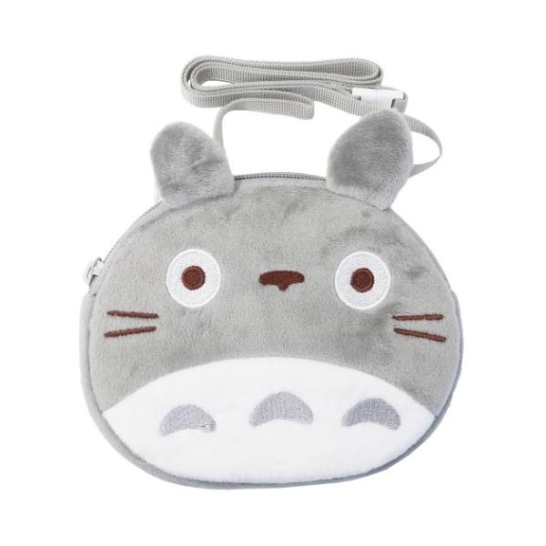 「クリップポケット」 となりのトトロ フェイス ポケットポーチ スタジオジブリ クリップポケット ショルダー付き キャラクター 大トトロ 丸眞 ポケットがない服でもクリップで簡単に取り付け出来る 宮崎駿監督の名作[となりのトトロ]グッズにま...