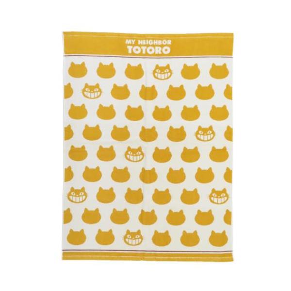 「寝具 タオルケット」 となりのトトロ グッズ キッズタオルケット スタジオジブリ キャラクター お昼寝ケット ネコバスシルエット コットン素材で肌触りも良くぐっすり眠れちゃう 宮崎駿監督の名作[となりのトトロ]の可愛らしいタオルシリーズこ...