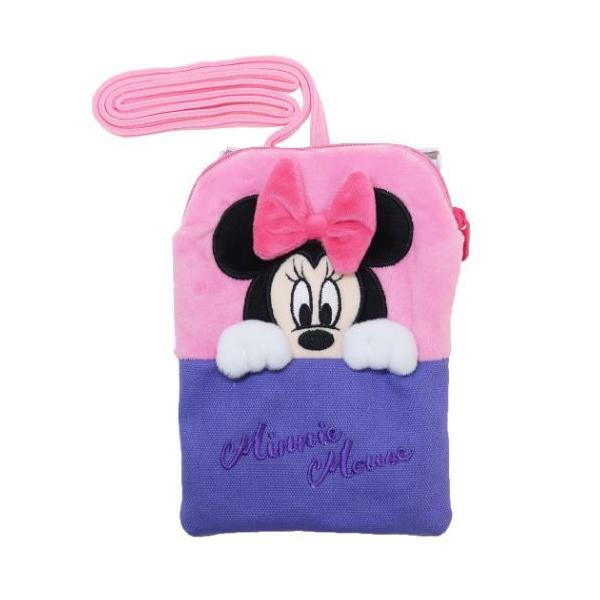 「クリップポケット」 ミニーマウス キャラクター クリップポケット マスコット ポケットポーチ ショルダー付き ひょこっとリボン ディズニー グッズ ポケットがない服でもクリップで簡単に取り付け出来る 大人気ディズニーキャラクターグッズにま...