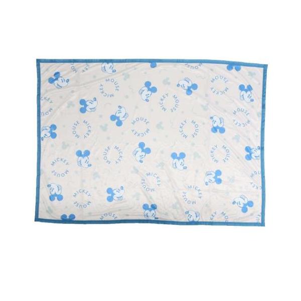 「寝具 タオルケット」 ミッキーマウス キャラクター 冷感ケット ひんやりハーフブランケット ラウンドロゴ ディズニー 暑い夏にぴったりなひんやりお昼寝ケット 大人気ディズニーキャラクターグッズにまたまた可愛いnewアイテム登場こちらは暑い...